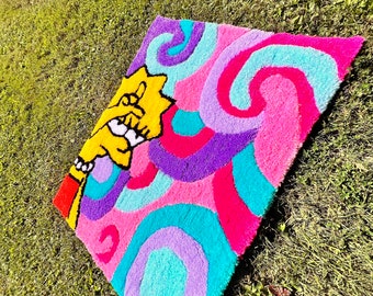 Lisa Simpson Rug - Etsy