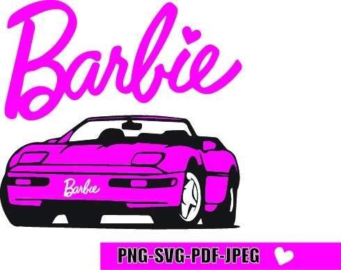 Barbie Logo Car
