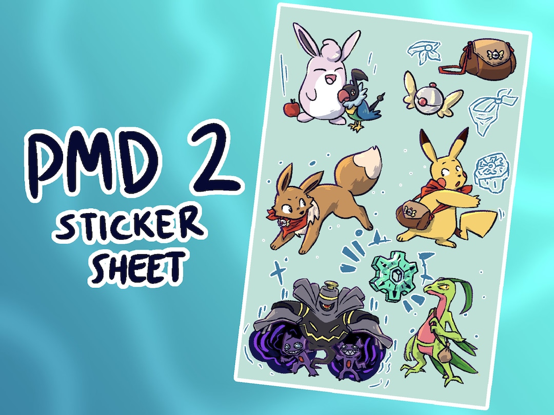 PMD 2 Sticker Sheet - Etsy