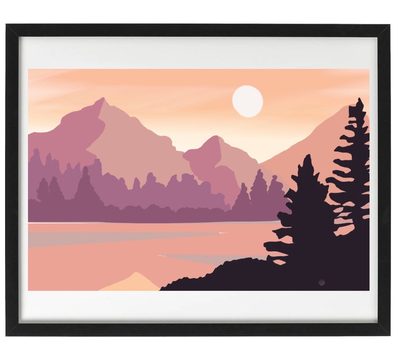 Custom Mountain Landscape DIGITAL DOWNLOAD - Etsy