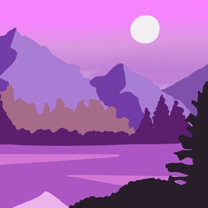 Custom Mountain Landscape DIGITAL DOWNLOAD - Etsy