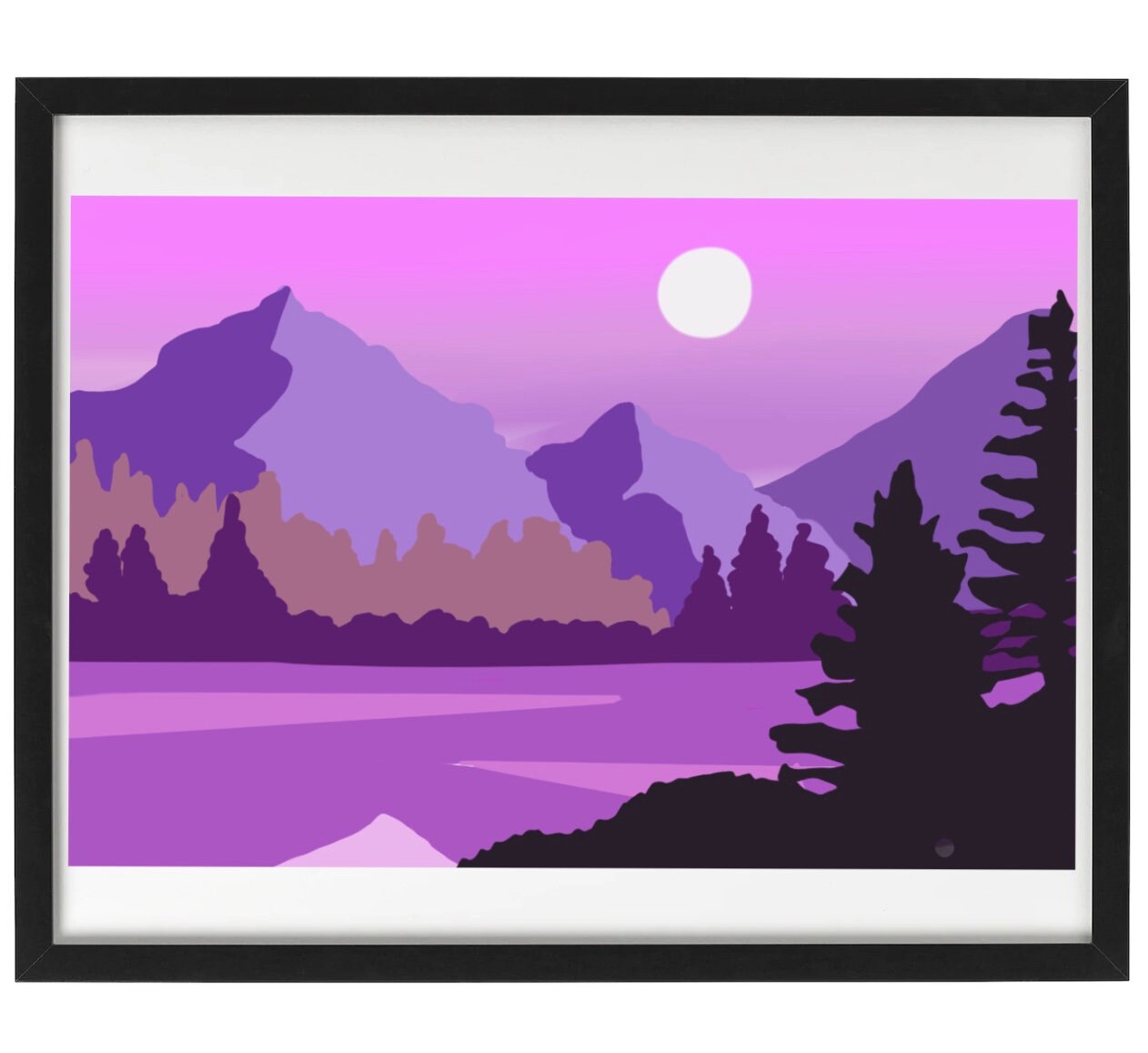 Custom Mountain Landscape DIGITAL DOWNLOAD - Etsy