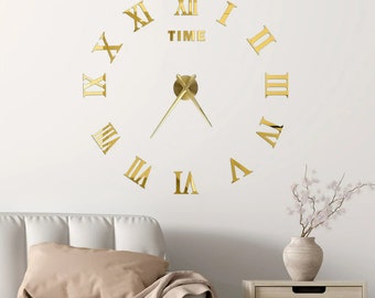 Roman Numeral Clock Sticker - Etsy