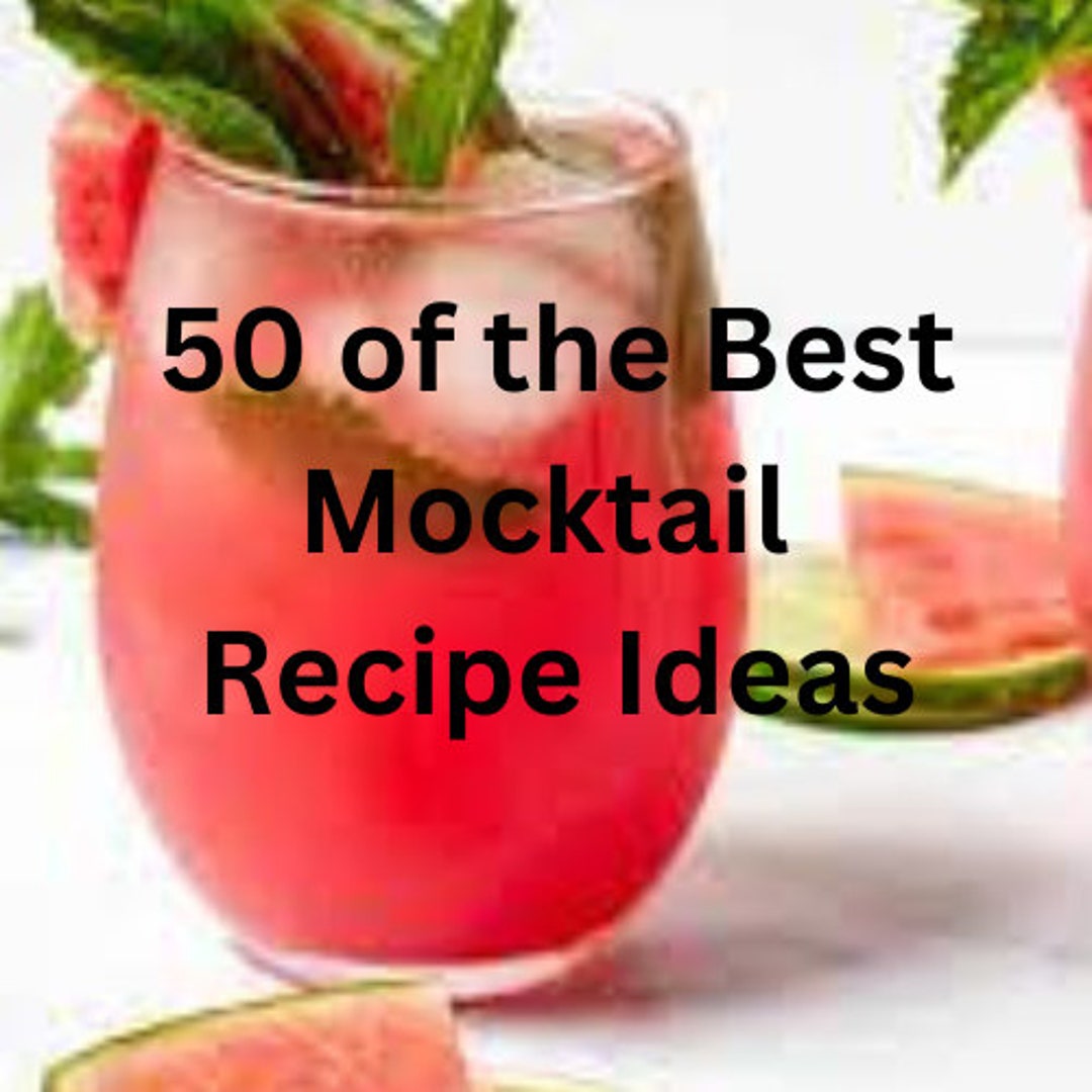 50 of the Best DIY Mocktail Recipe Ideas - Etsy