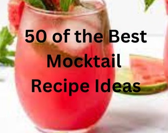 Mocktails Program Advertisement Fully Editable (Download Now) - Etsy