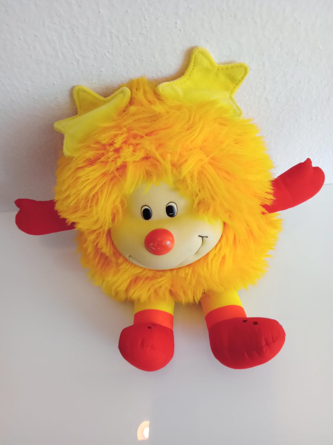Vintage 1980's Spark Sprite Toy, Plush Nostalgia Rainbow Brite Yellow ...