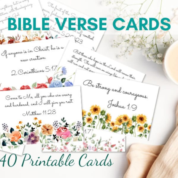 Scripture Memory Cards - Etsy