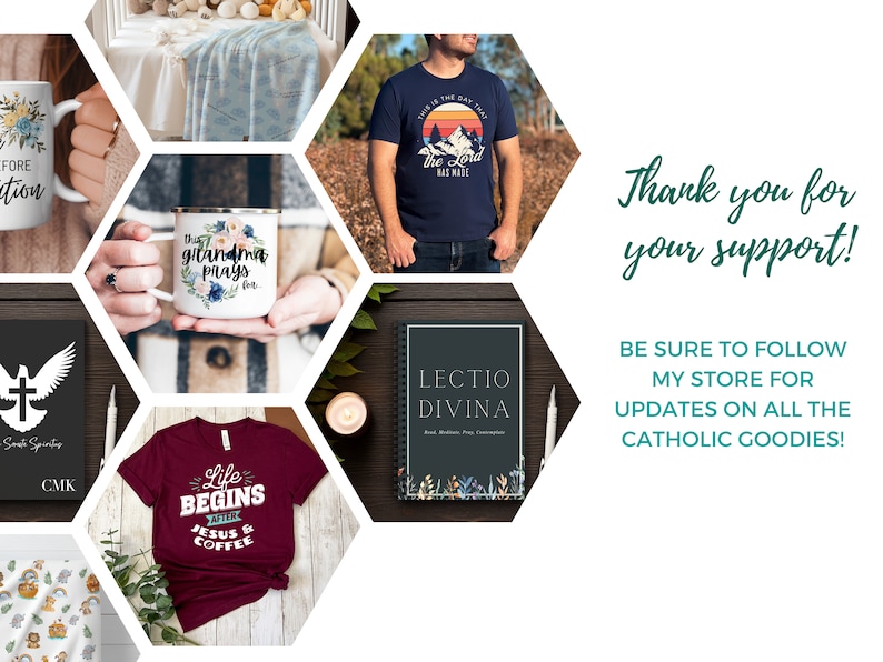 Fiat Marian Catholic Tote Bag Christian Purse Faith Religious Bag ...