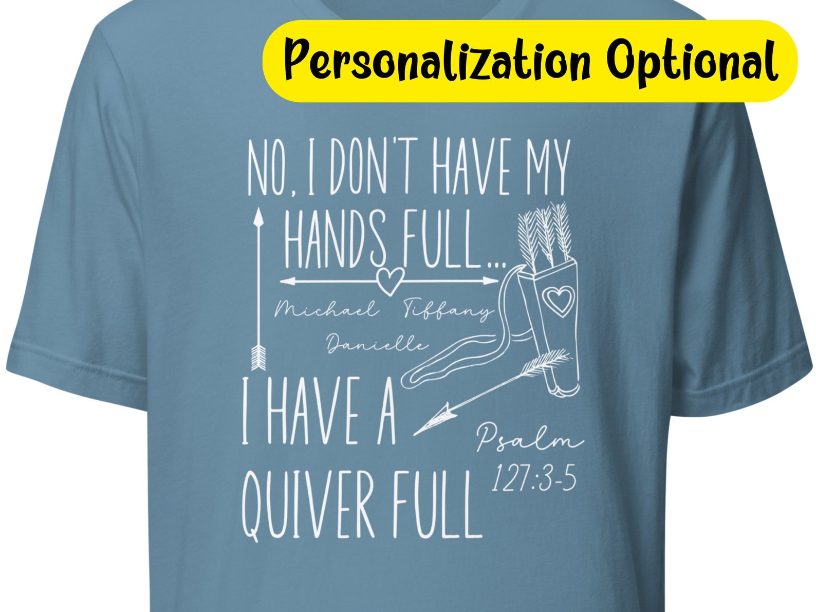 Christian Mom Shirt Personalized Shirt for Mom Quiver of - Etsy