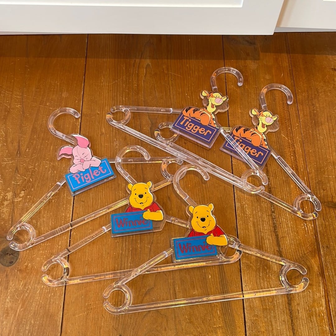 Vintage Hangers, Disney Winnie, Tigger, Piglet, Kids Hangers - Etsy