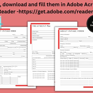 Editable Printable Primary Doctor Intake Template Forms, US Letter Size ...