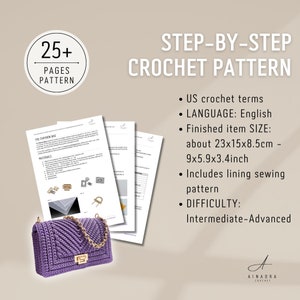 Crochet Bag Pattern PDF Bag Crochet Pattern Crochet Bag - Etsy