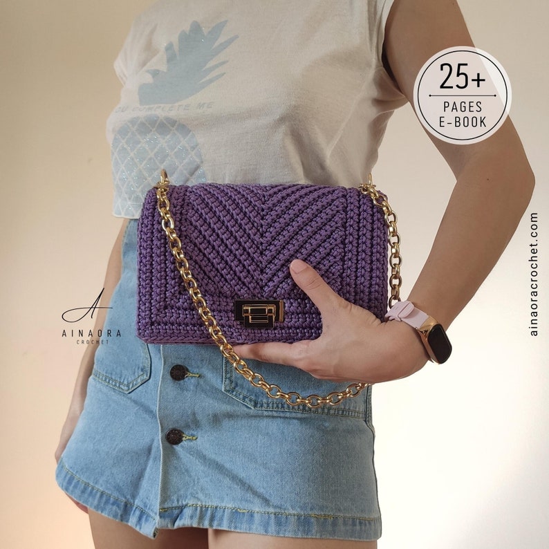 Crochet Bag Pattern PDF Bag Crochet Pattern Crochet Bag - Etsy