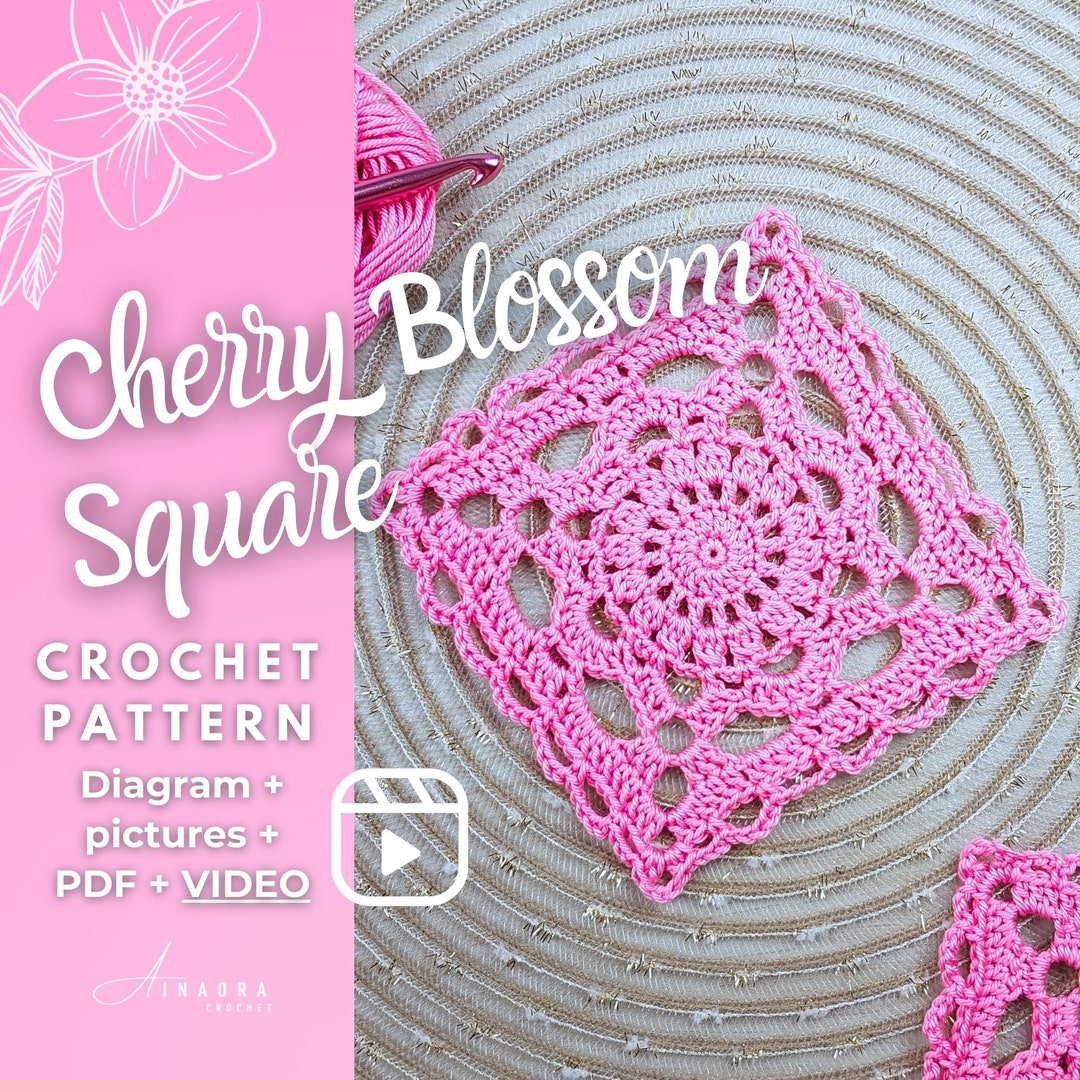 Granny Square Pattern Crochet Video Granny Square Tutorial, Beginner ...