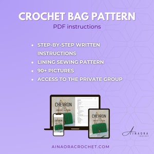 Crochet Bag Pattern PDF Bag Crochet Pattern Crochet Bag Tutorial How to ...