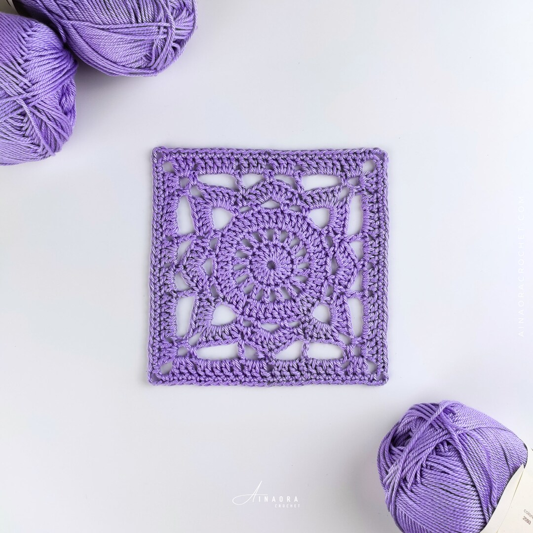 Willow Granny Square Crochet Pattern Video Tutorial Crochet Granny ...