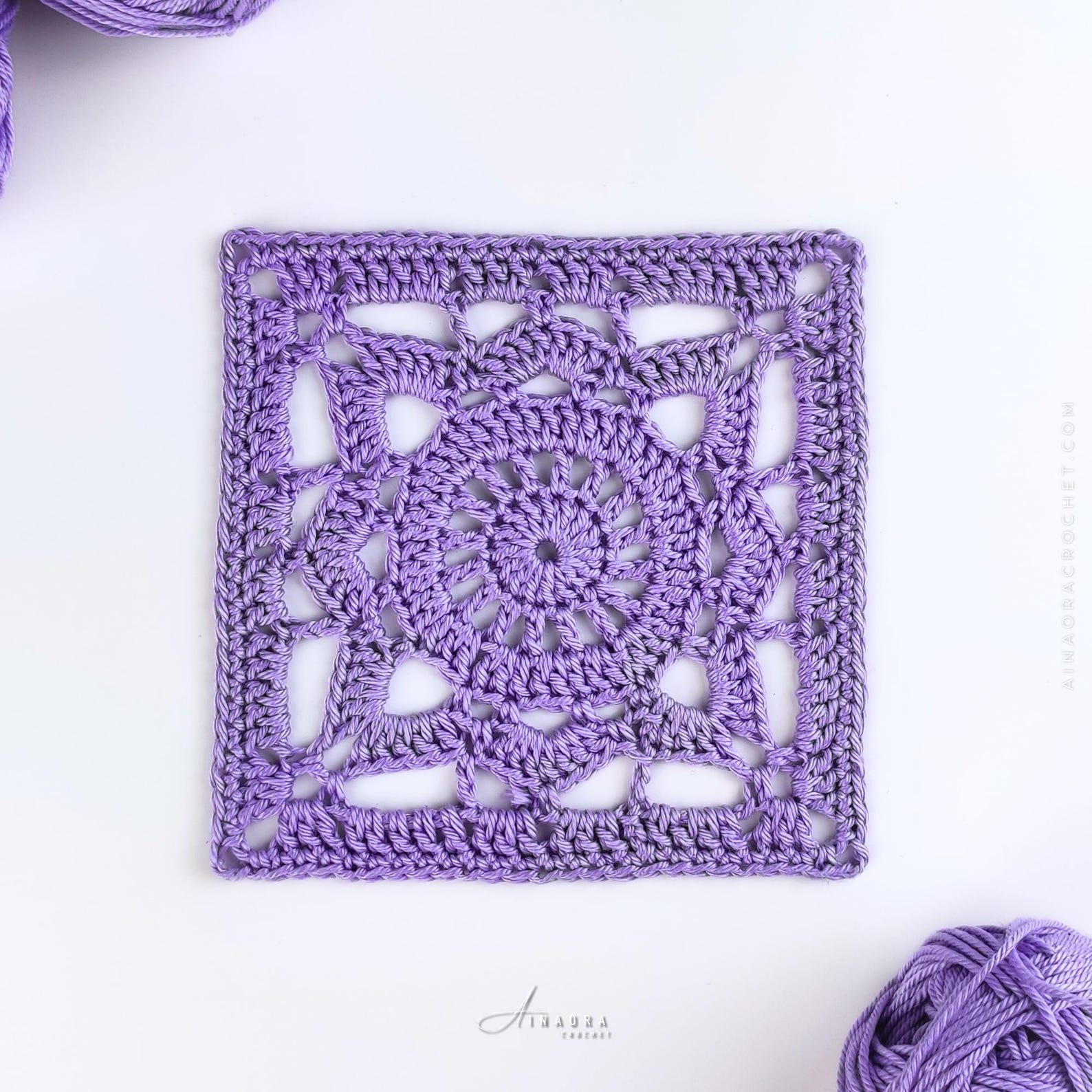 Willow Granny Square Crochet Pattern Video Tutorial Crochet Granny ...