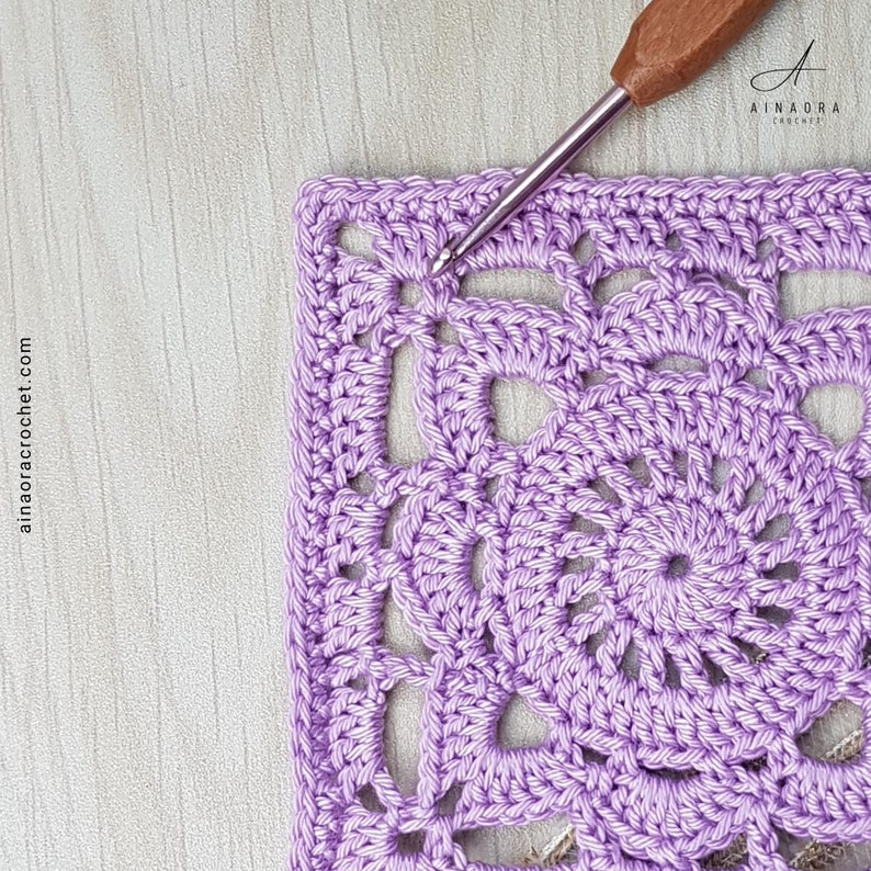 Willow Granny Square Crochet Pattern Video Tutorial Crochet - Etsy