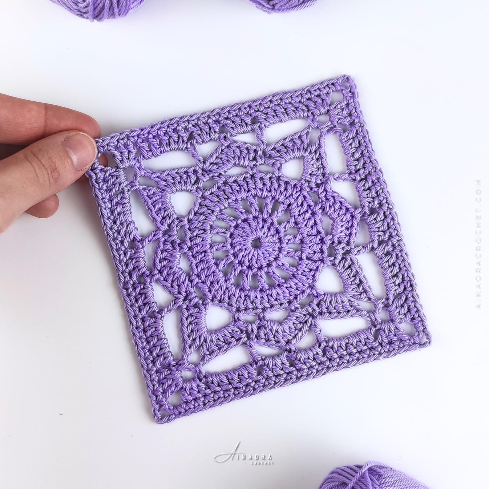 Willow Granny Square Crochet Pattern Video Tutorial Crochet Granny ...