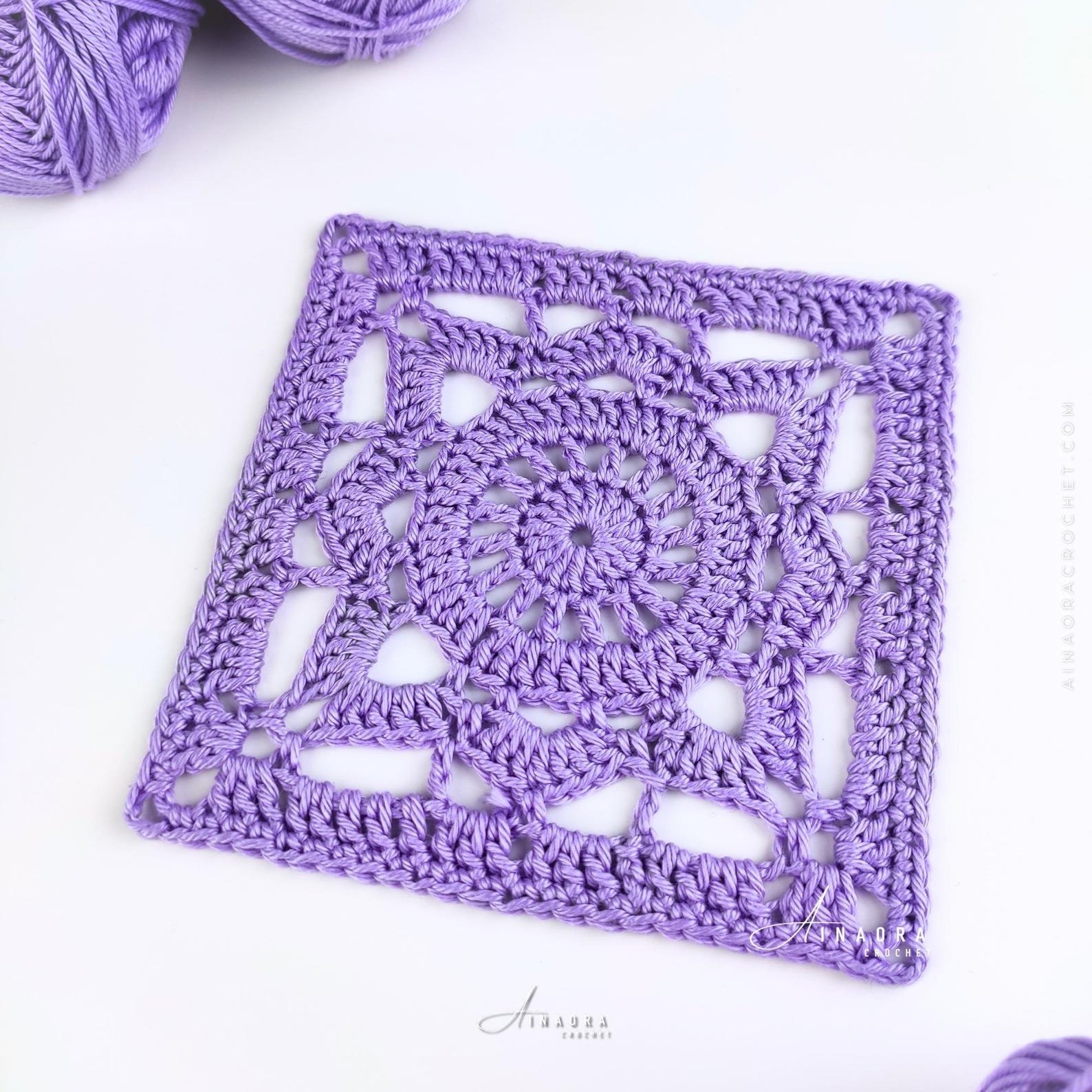 Willow Granny Square Crochet Pattern Video Tutorial Crochet Granny ...