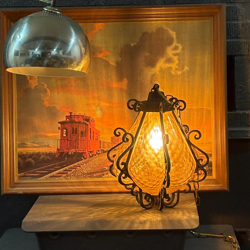 Hanging Lamp Glass Drop - Etsy