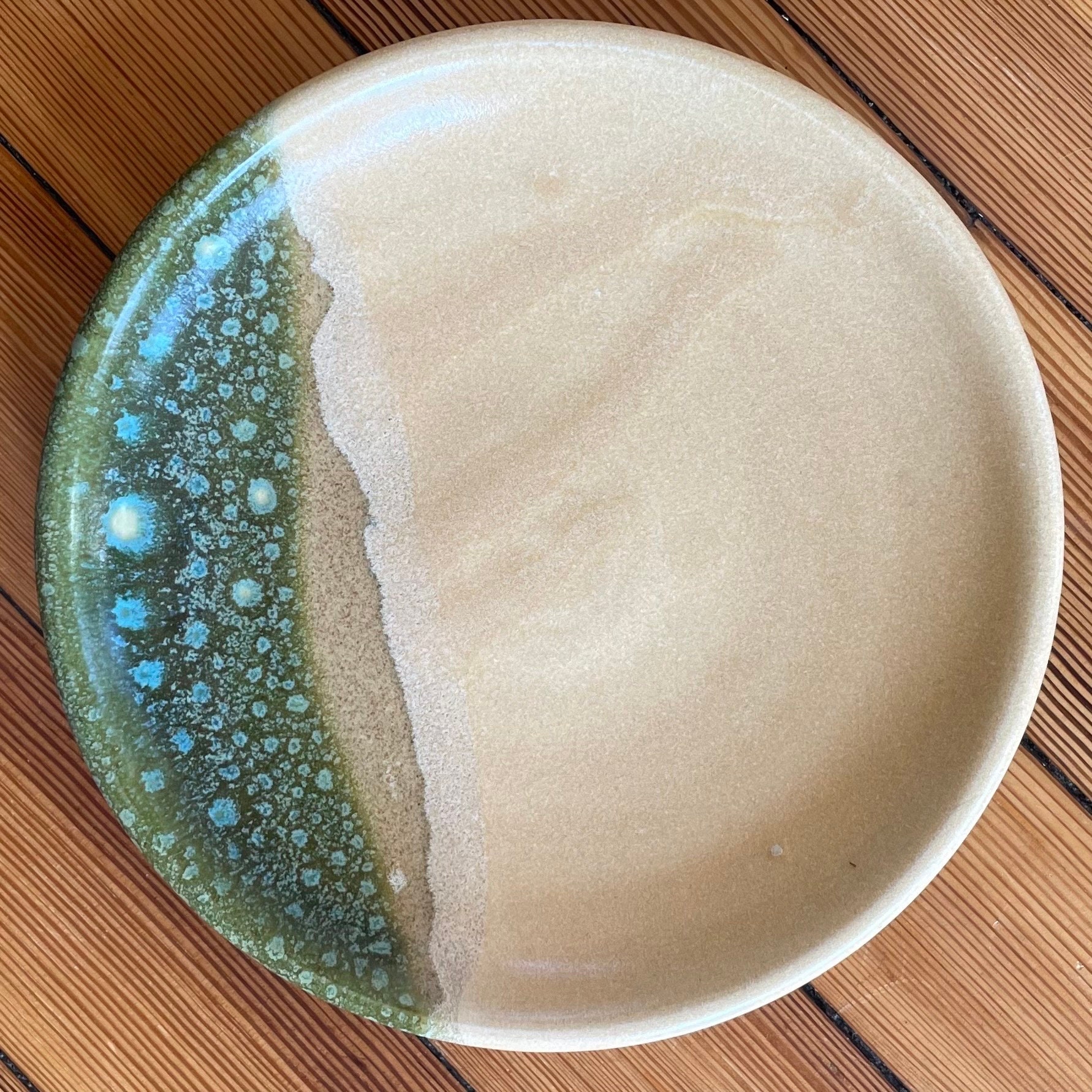 Glazed Stoneware Plate - Etsy