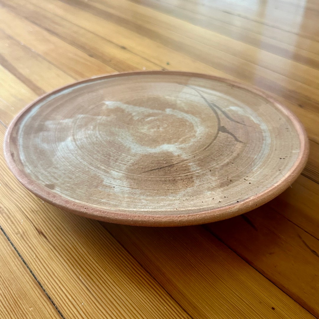 Studio Pottery Cake Stand / Footed Platter - Etsy