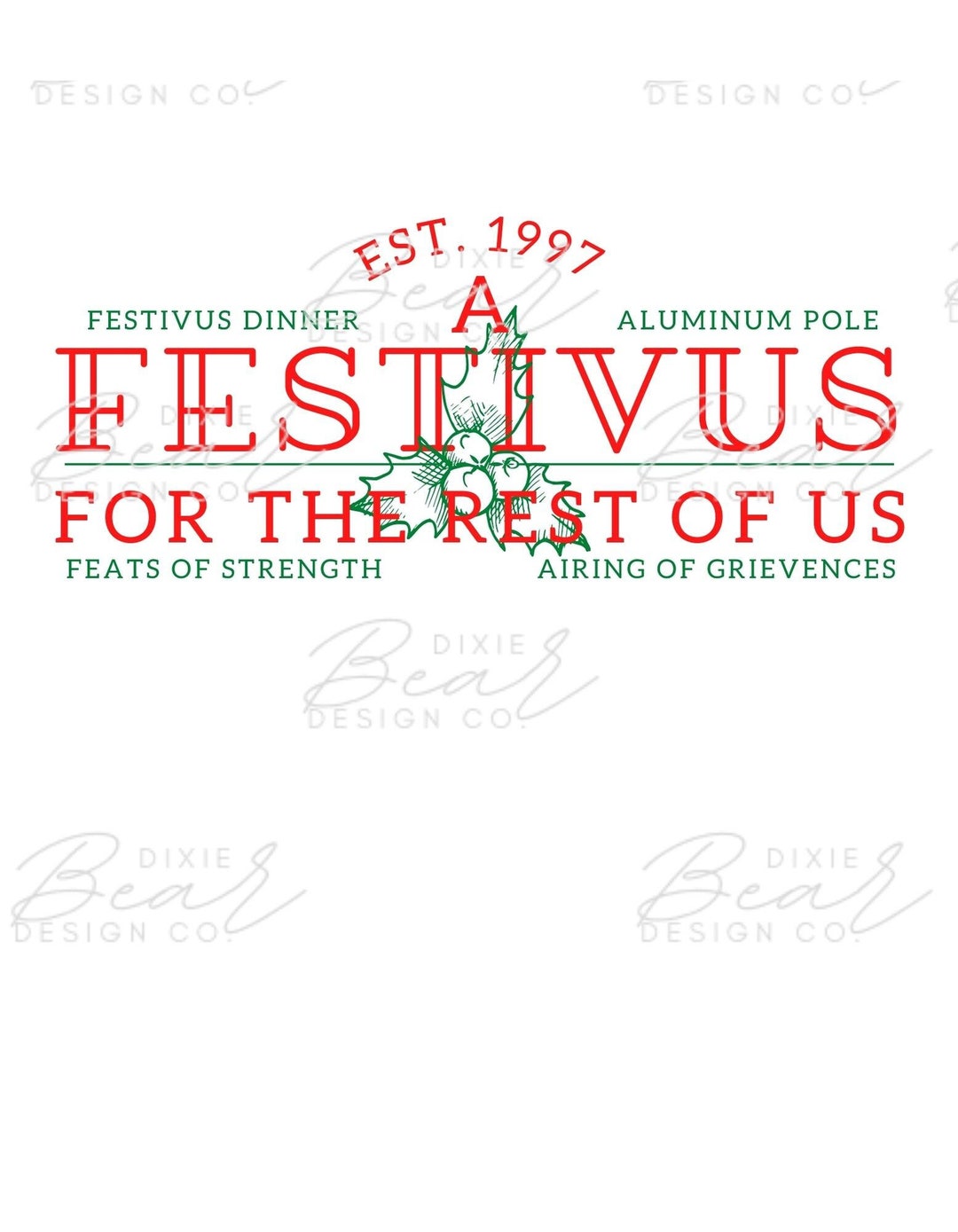 Festivus Traditions PNG File Christmas Seinfeld Festivus - Etsy Australia