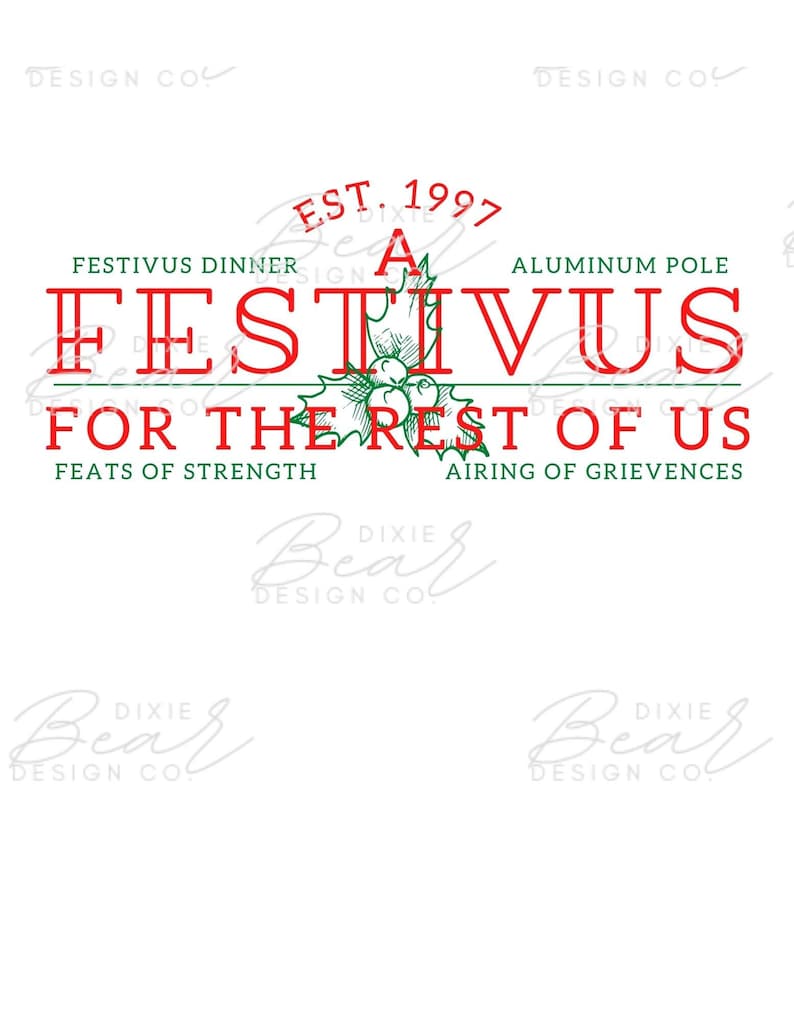 Festivus Traditions PNG File | Christmas Seinfeld | Festivus Seinfeld ...