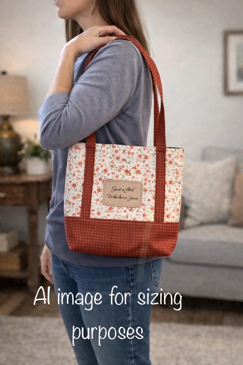 Bible Tote Bag | Christian Tote for Church & Bible Study | Handmade ...