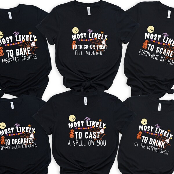 Group Halloween Shirts - Etsy