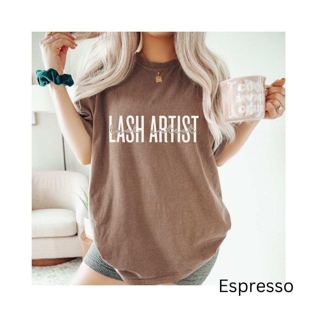 Lash Artist Comfort Colors® Shirt, Retro Lash Boss Tshirt, Birthday ...