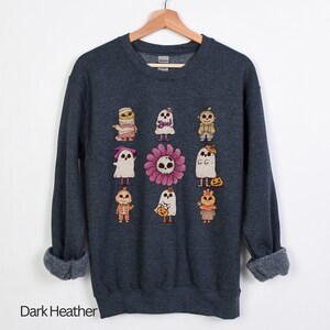 Vintage Halloween Sweatshirt for Women, Boho Ghost Halloween Boo ...