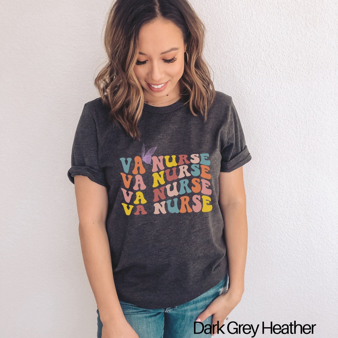 Retro VA Nurse Shirt, Veterans Affairs Nurse Tshirt, , Military Nurse ...