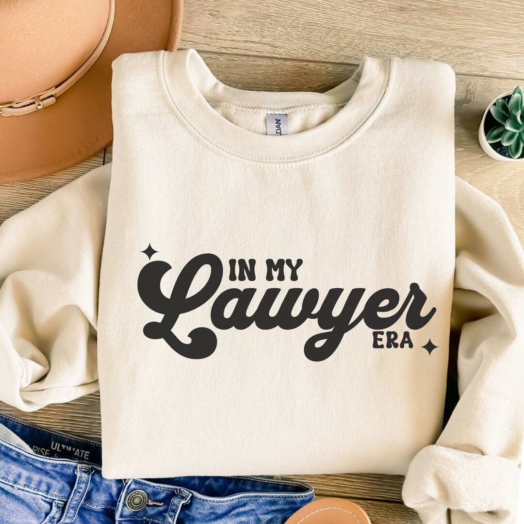 In My Lawyer Era Sweatshirt, Funny Lawyer Sweatshirt, Law Student Gift ...