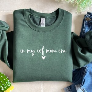 Minimalist in My IVF Mom Era Sweatshirt, IVF Mama Sweater, Mother's Day ...