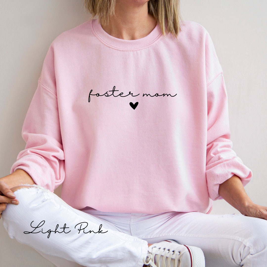 Foster Mom Minimalist Sweatshirt, Foster Mama Birthday Gift, Mother's ...