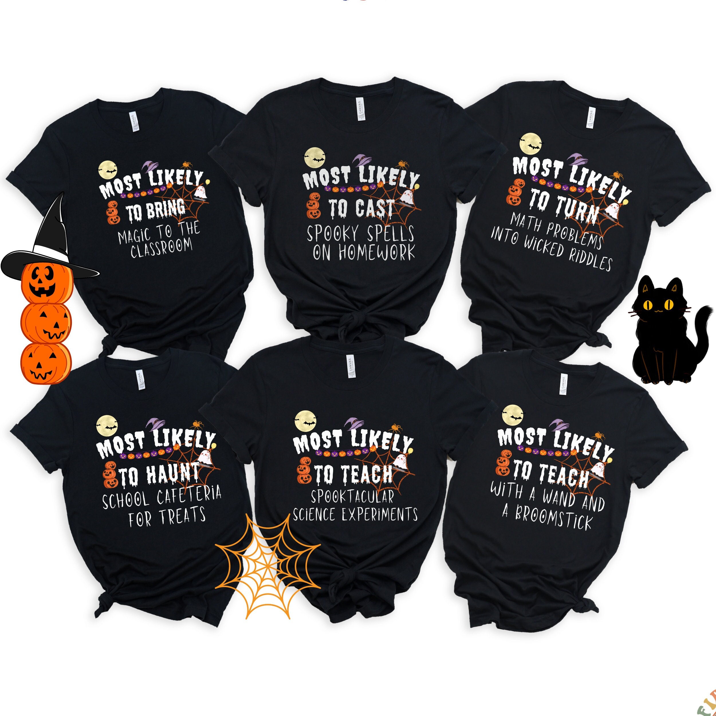 Custom Group Halloween Costumes Teacher Group Teacher Most - Etsy