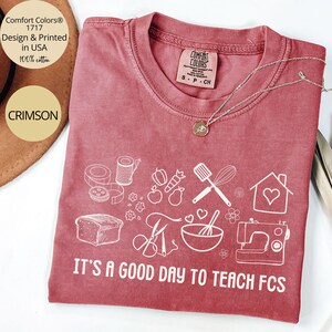 Comfort Colors® FCS Teacher Shirt, Home Ec Teacher Shirt, Family and ...
