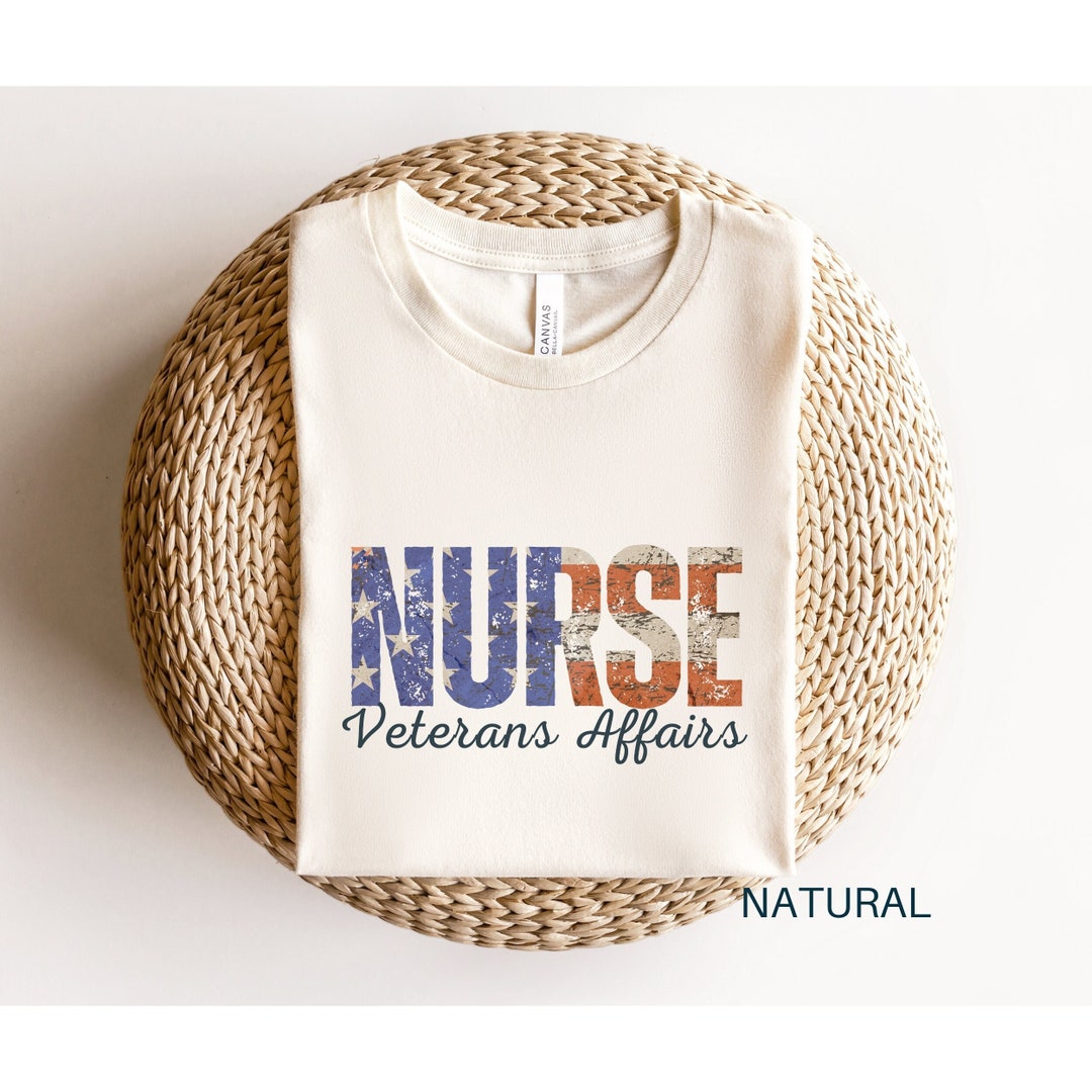VA Nurse Shirt, Veterans Affairs Nurse Tshirt, Military Nurse Tee, VA ...
