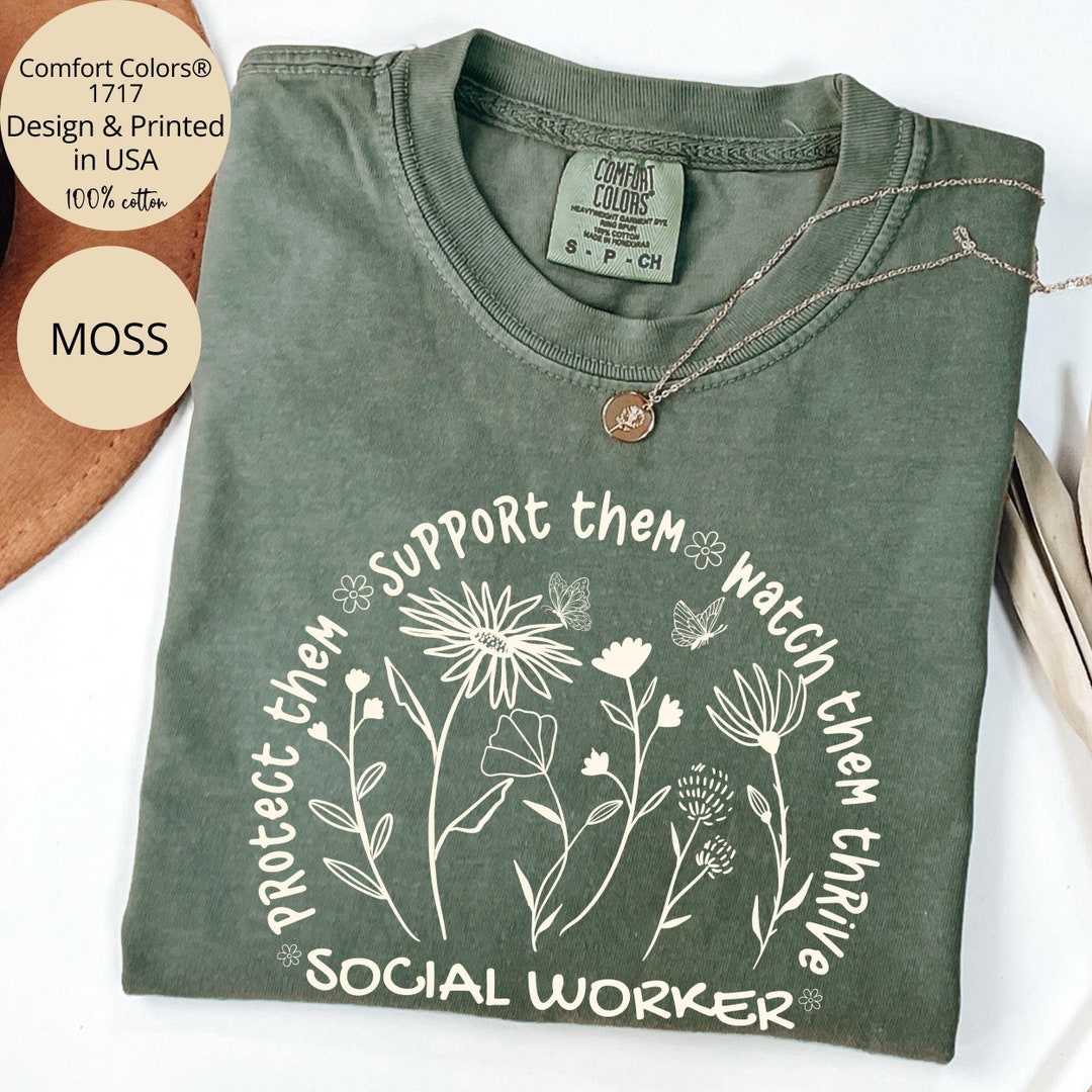 Comfort Colors® Social Worker Gifts, Social Worker Shirt, Gift for ...