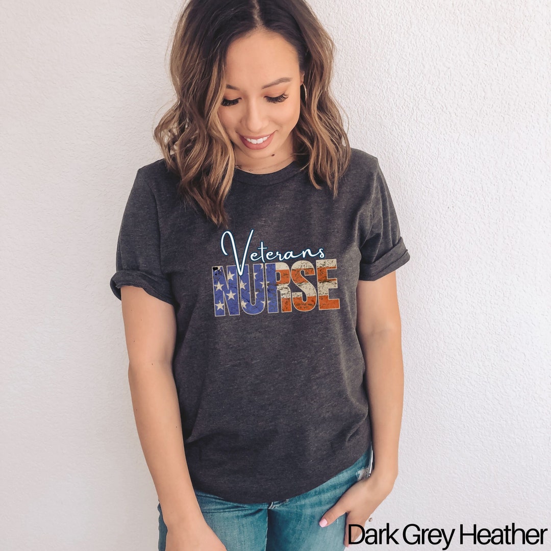 VA Nurse Shirt, Veterans Affairs Nurse Tshirt, Military Nurse Tee, VA ...