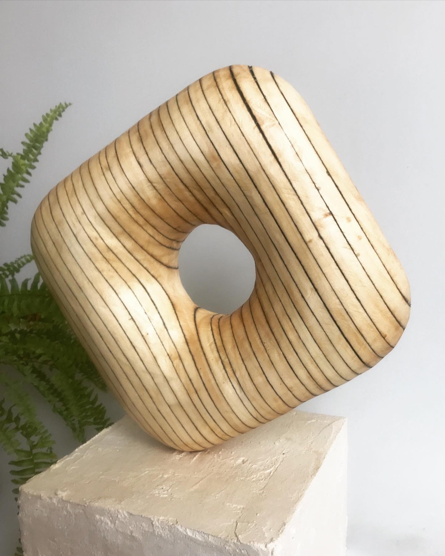 Vibrant Pop Art Wood Carving on Stand Intricate Hand-carved Wood ...