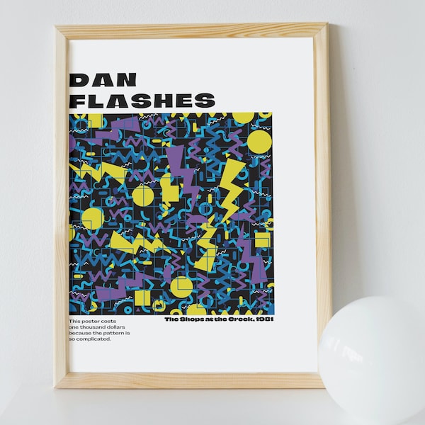 Dan Flashes Digital Print - Etsy
