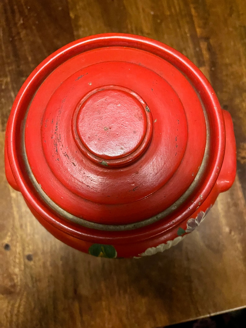 Vintage Ransburg Hand.painted Cookie Jar - Etsy