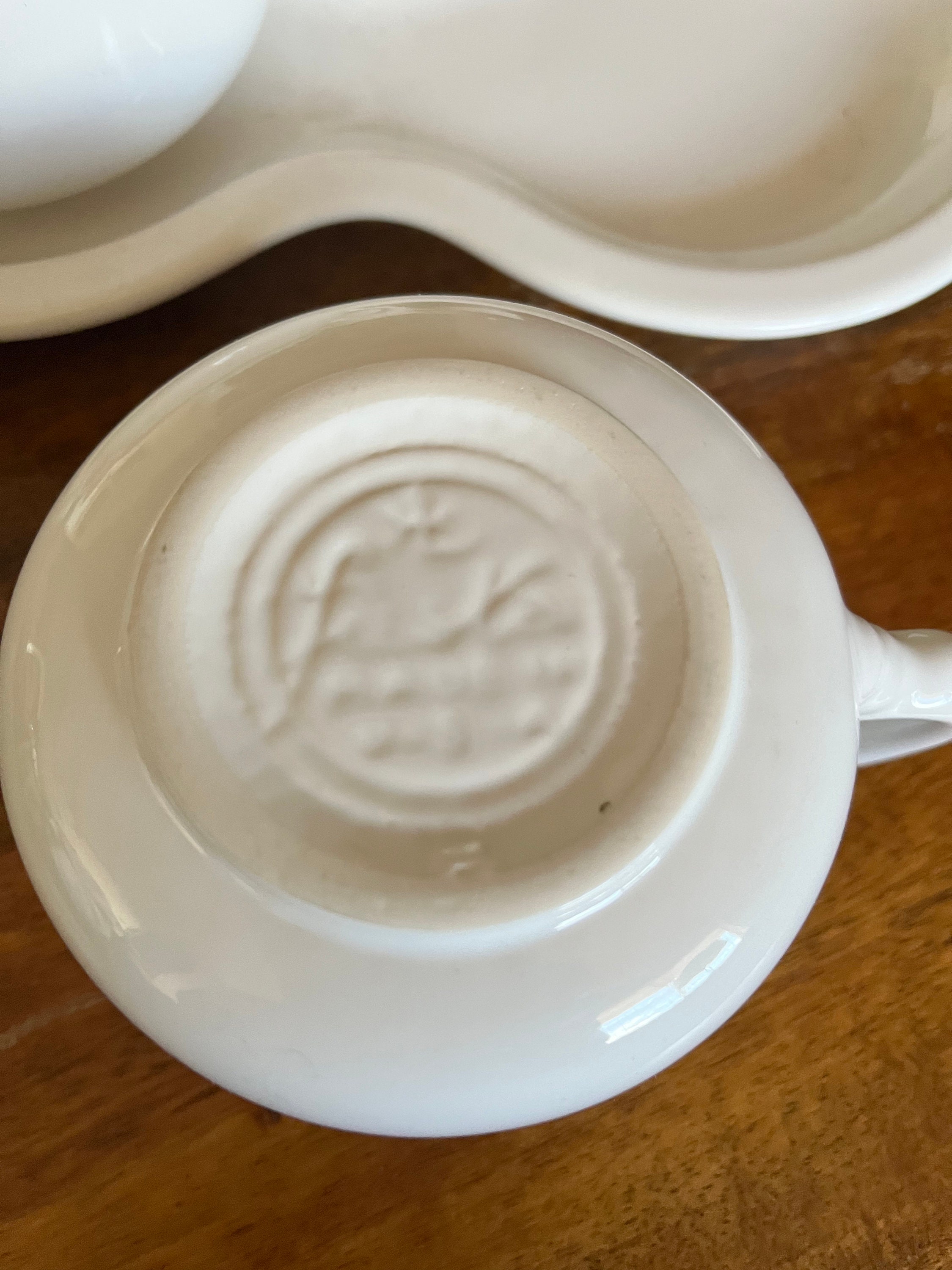 Vintage Fiestaware Creamer & Sugar Set - Etsy