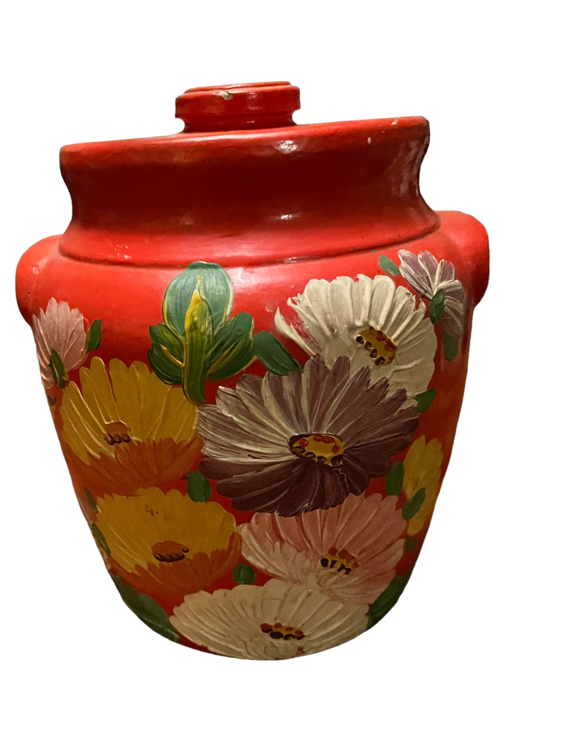 Vintage Ransburg Hand.painted Cookie Jar - Etsy