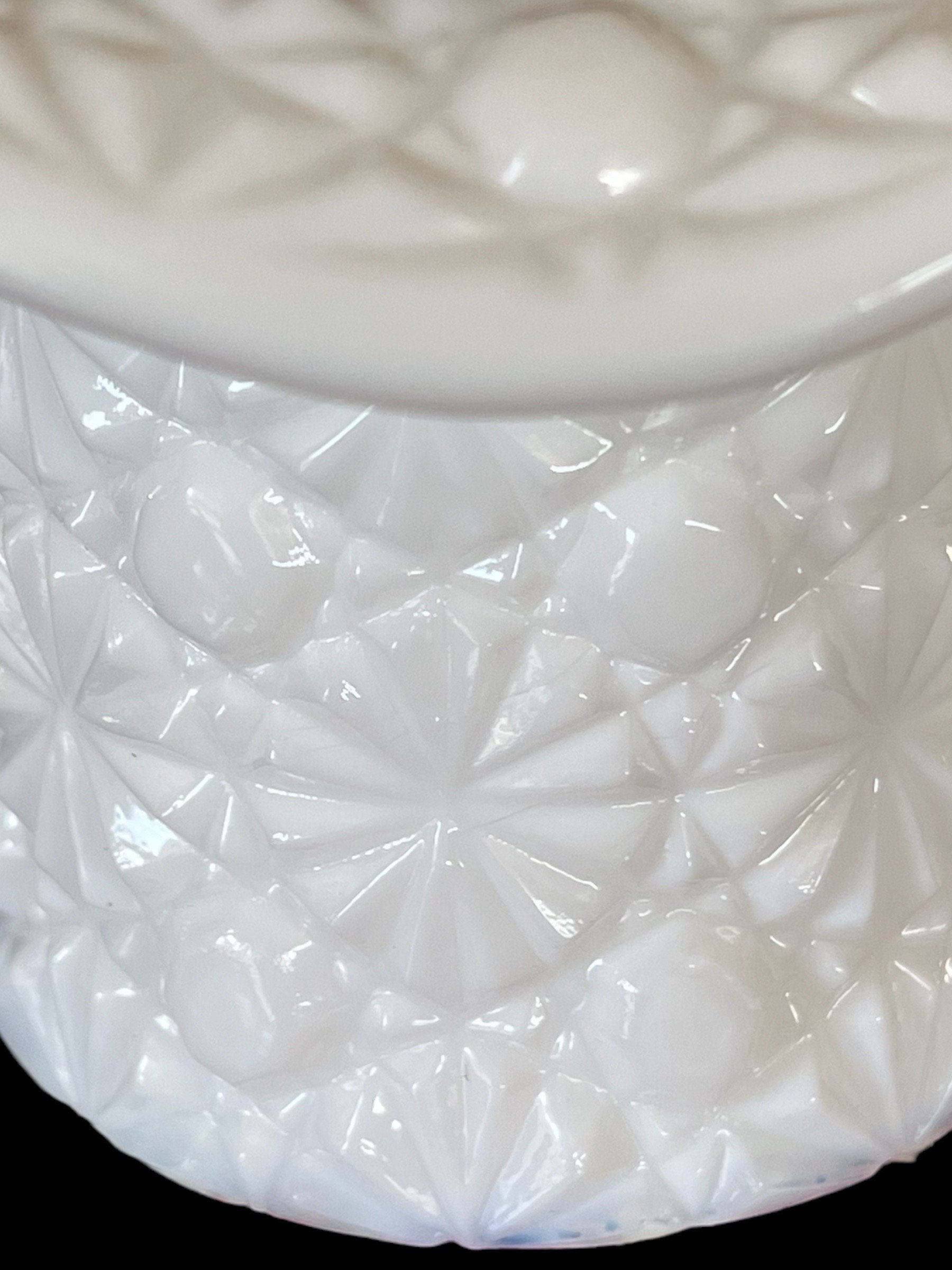 Vintage Fenton Milk Glass Top Hat - Etsy