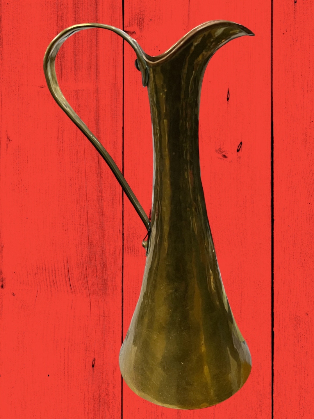 Vintage Arts Crafts Imperial Russian Brass & Copper Pitcher - Etsy