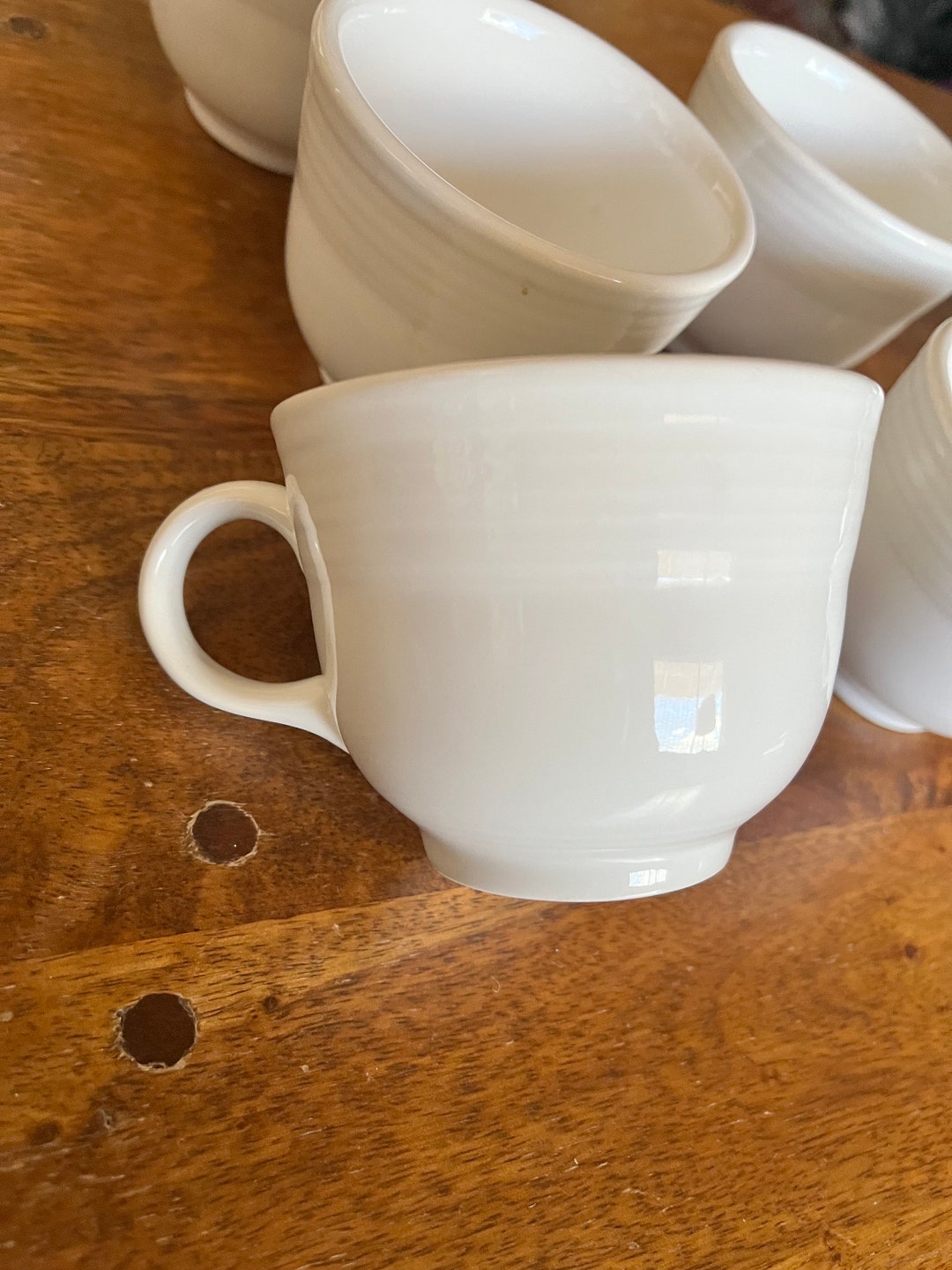 Vintage Fiestaware Cups - 5 Pieces - Etsy